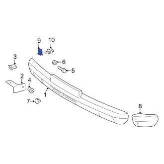 Mercedes SLK Class OEM Bumpers | Genuine Front & Rear Bumpers — CARiD.com