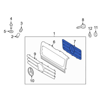 Mercedes G Class Replacement Grilles | Moldings, Brackets - CARiD.com