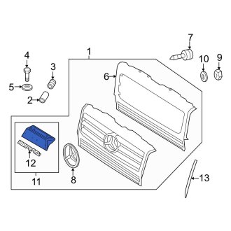 Mercedes G Class Grille Frames & Moldings — CARiD.com