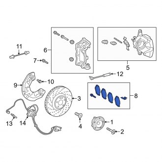 Mercedes OEM Brake Parts | Pads, Bleeders, Rotors, Lines — CARiD.com