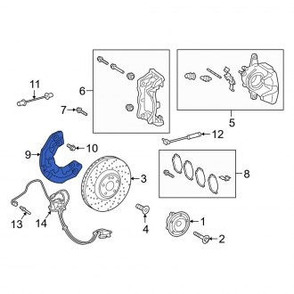 Mercedes Brake Dust Shields & Backing Plates | Wheels, Disc & Drum