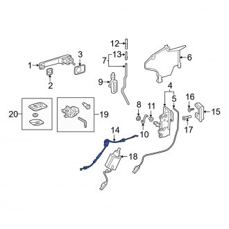 Mercedes G Class Door Locks + Components — CARiD.com