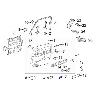 Mercedes G Class Door Handles & Window Crank Handles — CARiD.com