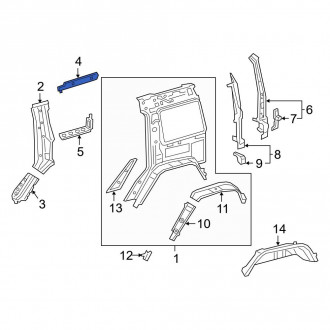 Mercedes G Class OEM Roofs & Parts | Panels, Drip Rails — CARiD.com