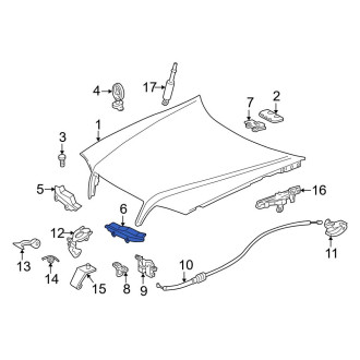 Mercedes Hood Weatherstripping Seals — CARiD.com