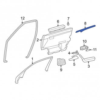 Mercedes Window Trim | Moldings, Pillar Posts, Sills — CARiD.com