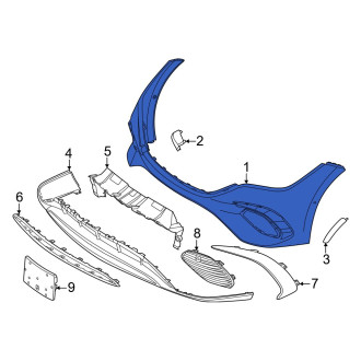 Mercedes EQE Replacement Front Bumpers & Components — CARiD.com