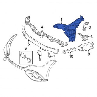 Mercedes EQE OEM Bumpers | Genuine Front & Rear Bumpers — CARiD.com
