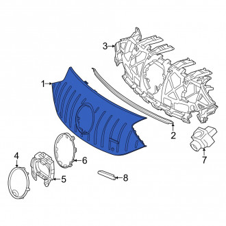 Mercedes EQE Replacement Grilles | Moldings, Brackets - CARiD.com