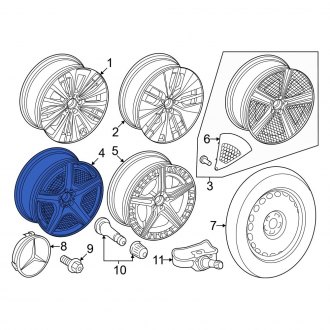 Mercedes EQE OEM Wheels | Original Steel & Alloy Wheels — CARiD.com