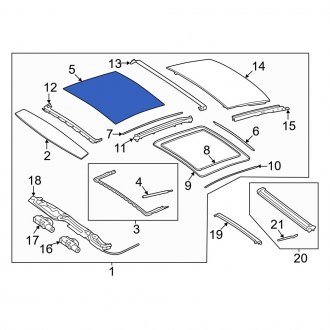 Mercedes EQE Sunroofs & Components — CARiD.com