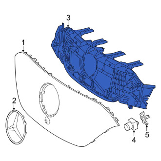 Mercedes EQE SUV Replacement Grilles | Moldings, Brackets - CARiD.com