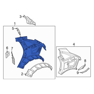 Mercedes EQE SUV OEM Quarter Panels & Parts | Rear & Front — CARiD.com