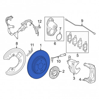 Mercedes EQS OEM Brake Parts | Pads, Bleeders, Rotors — CARiD.com