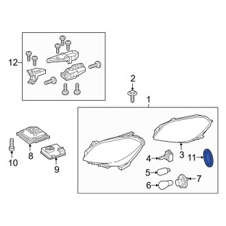 Mercedes E Class Headlight Components | Brackets, Adapters — CARiD.com