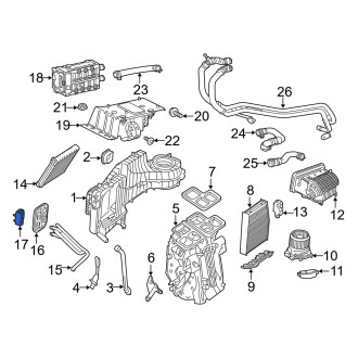 Mercedes CLA Class OEM A/C & Heating Parts | Systems, Compressors ...