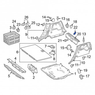 Mercedes Trunk & Tailgate Moldings, Trim Panels, Bezels — CARID.com
