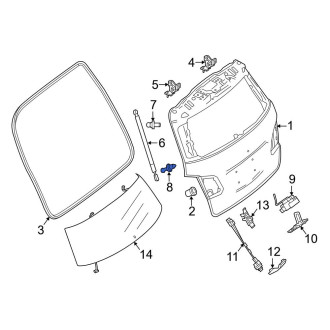 Mercedes GLC Class Trunk & Tailgate Hardware — CARID.com