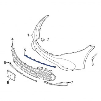 Mercedes EQS Replacement Bumper Moldings & Trim — CARiD.com