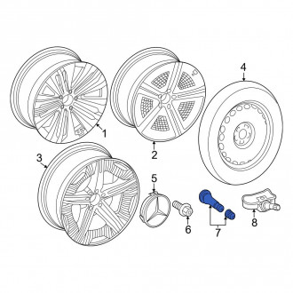 Mercedes C Class OEM TPMS Sensors | Bluetooth, Wireless, USB — CARiD.com