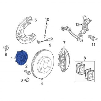 Mercedes EQS Wheel Hubs | Assemblies, Bearings, Bolts, Seals — CARiD.com
