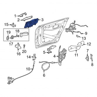 Mercedes EQS Door Handles & Window Crank Handles — CARiD.com
