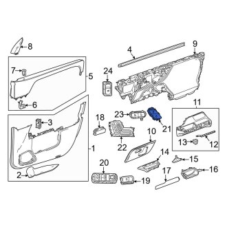 Mercedes GLE Class Door & Lock Motors, Switches, Relays – CARiD.com