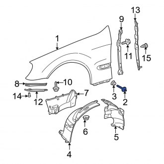 Mercedes CLK Class OEM Fenders | Factory Front & Rear Fenders — CARiD.com