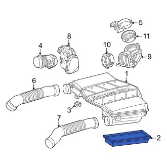 Mercedes SLK Class OEM Air Intake Parts | Filters, Manifolds — CARiD.com