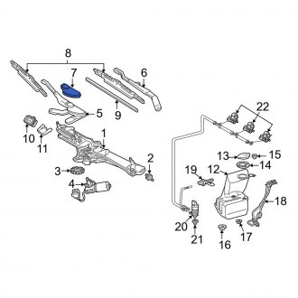 Mercedes CL Class Replacement Wiper Arms — CARID.com