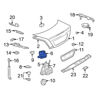 Mercedes S Class Trunk & Tailgate Lock Motors, Switches, Relays — CARID.com
