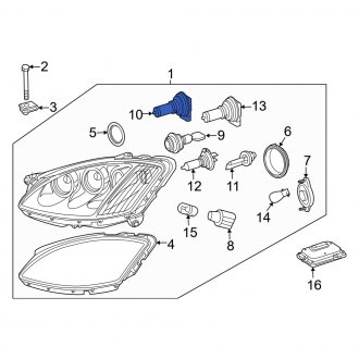 Mercedes E Class OEM Headlights | Projector, LED, HID, Halo — CARiD.com