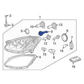 Mercedes S Class OEM Headlights | Projector, LED, HID, Halo — CARiD.com