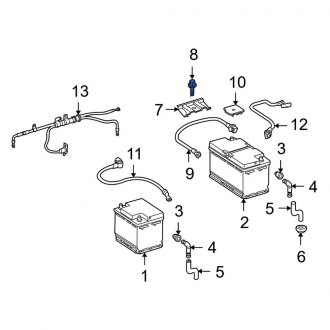 Mercedes GLB Class Battery Trays, Alternator Brackets, Mounts — CARiD.com