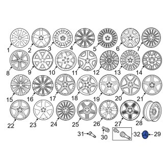 Mercedes OEM Wheels & Tires | Lug Nuts, TPMS Sensors, Covers — CARiD.com
