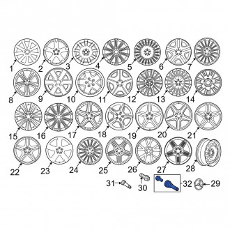 Mercedes-Benz OE™ Wheel & Tire Accessories - CARiD.com