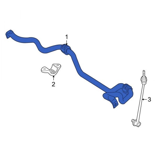 Mercedes-Benz OE 2213231765 - Front Suspension Stabilizer Bar