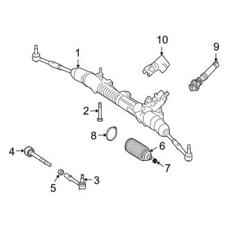Mercedes CLS Class Steering Rack Boots & Bellows — CARiD.com