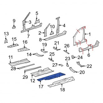 Mercedes S Class Underbody Covers | Splash Shields — CARiD.com