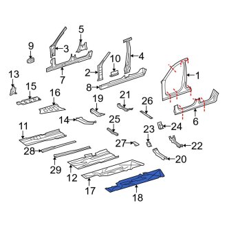 Mercedes S Class Underbody Covers | Splash Shields — CARiD.com