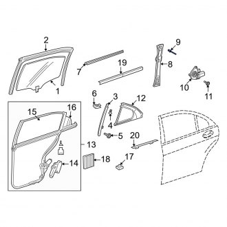 Mercedes OEM Window Parts | Visors, Regulators, Motors — CARiD.com
