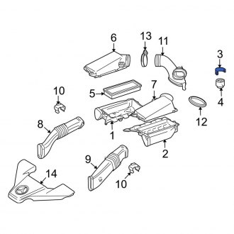 Mercedes CLS Class OEM Air Intake Parts | Filters, Manifolds — CARiD.com