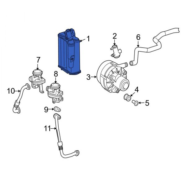Mercedes-Benz OE 2214700359 - Vapor Canister