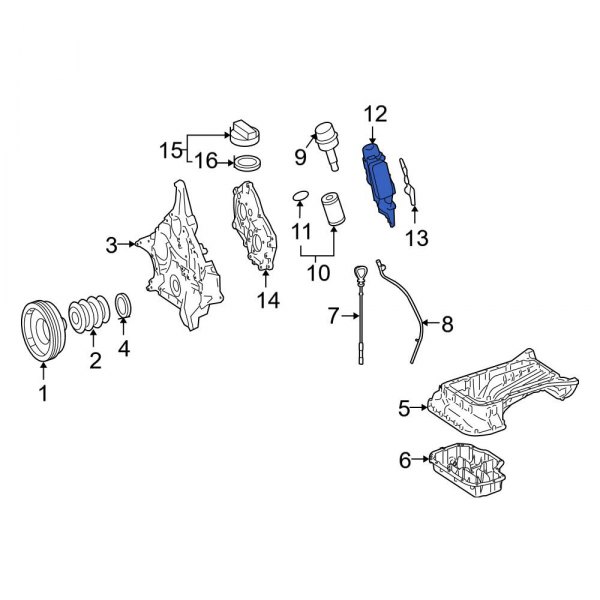 Mercedes-Benz OE 2721880001 - Engine Oil Cooler