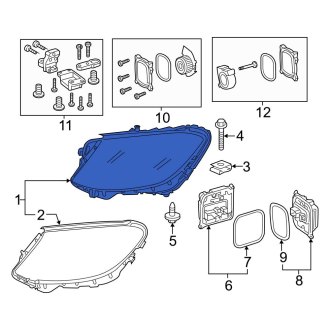 Mercedes S Class OEM Headlights - Factory Headlights | CARiD