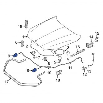 Mercedes S Class Hood Locks & Hood Latches — CARiD.com
