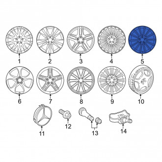 Mercedes S Class OEM Wheels | Original Steel & Alloy Wheels — CARiD.com