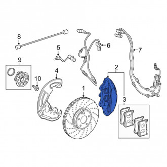 Mercedes SL Class OEM Brake Parts | Pads, Bleeders, Rotors — CARiD.com