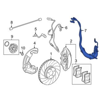 Mercedes OEM Brake Parts | Pads, Bleeders, Rotors, Lines — CARiD.com
