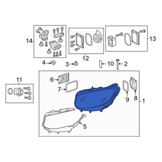 Mercedes S Class OEM Headlights - Factory Headlights | CARiD